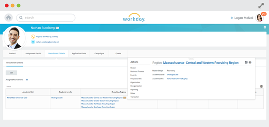Student Recruitment and Enrollment Management - Workday